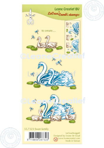 Leane Creatief Lea'bilities Combi Clear Stamps - Swan Family ...