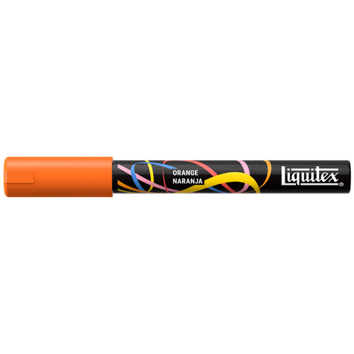 Liquitex Professional Acrylic Marker, 2mm - Orange - Scrapbooking Made ...