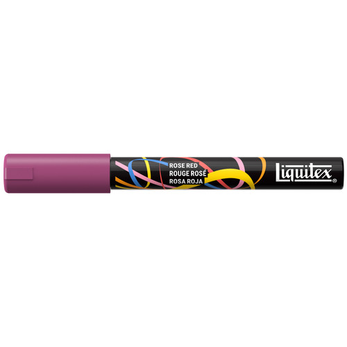 Liquitex Professional Acrylic Marker, 2mm - Rose Red - Scrapbooking ...