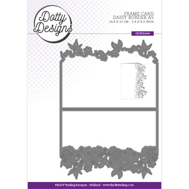 Find It Trading Dottie Designs A5 Frame Dies - Daisy Border - Scrapbooking Made Simple