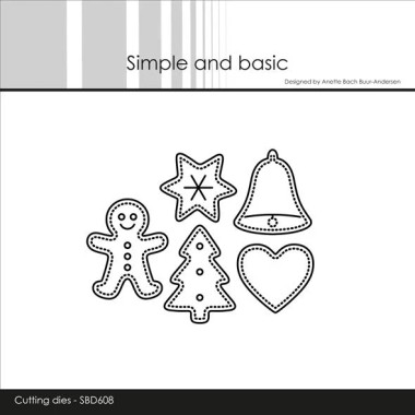 Simple and Basic Dies - Christmas Cookies - Scrapbooking Made Simple