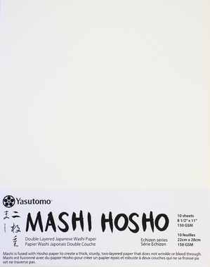 Yasutomo Mashi Hosho 8.5x11in Paper, 10 Sheets - Scrapbooking Made Simple