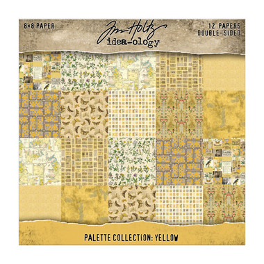 Tim Holtz Advantus Ideo-ology Double Sided Cardstock 12"x12" 12/Pkg ...