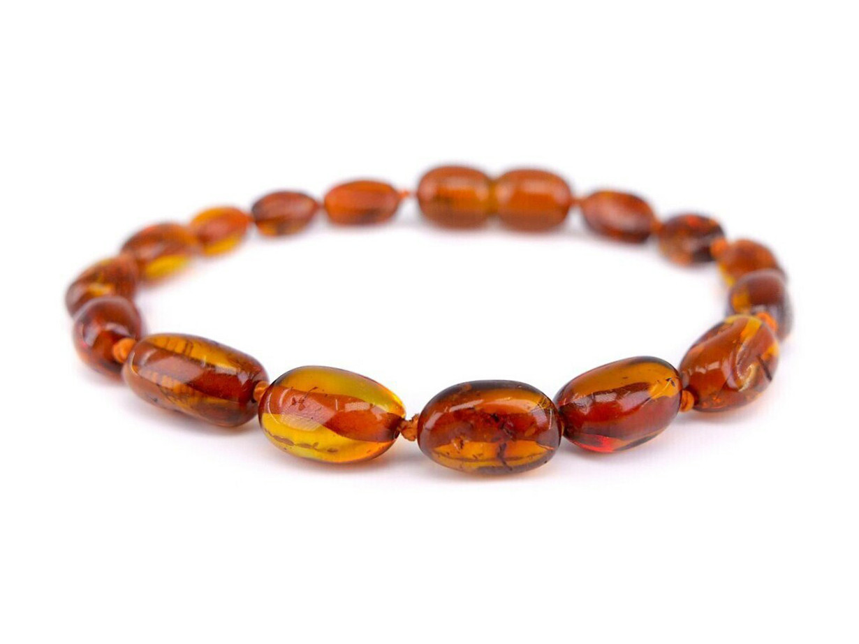 Baltic Amber Jewellery | Amber Teething Bracelet, Teething Anklet ...