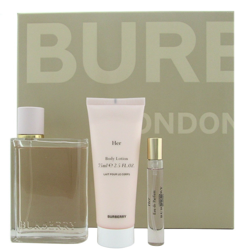 Burberry Her Collection Eau de Parfum 3 PCS Gift Set - fragrances4ever.com
