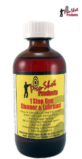 Pro-Shot 1-Step Bore Cleaning Solvent and Lubricant 8 oz Bottle # 1STEP ...