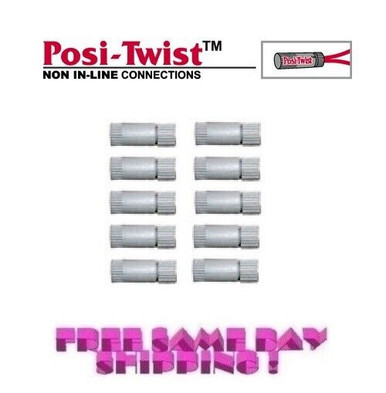 Posi-Twist 18-26 Gage (EX-120G) In Line Connector, 10 PACK NEW! PT2026G ...