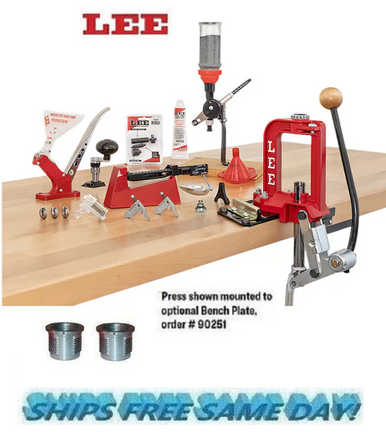 LEE Breech Lock Reloading Kit w/3 Free Quick Change Bushings # 90030 ...