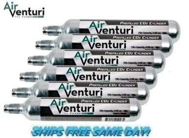 Air Venturi Pre-Filled Disposable CO2 Tank 6 PK NEW!! # AV-6012 - Gun ...