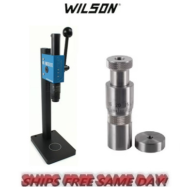 K&M LE Wilson Arbor Press w Standard Force Ram & Dial w/ Inline Seater ...