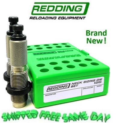 Redding 2 Die Neck Sizing Set for 280 Rem Ackley Improved BRAND NEW ...