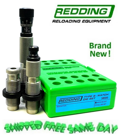 Redding Type S Match Bushing 3 Die Neck Sizing Set for 300 PRC BRAND ...