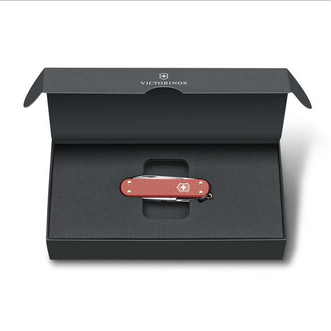 Zakmes, Victorinox, Classic SD Alox 2025, Stone Red - Homeij