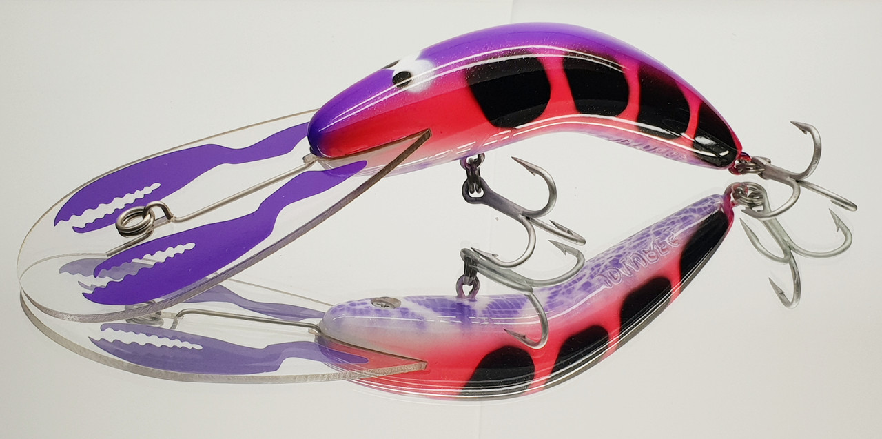 JD 100mm Python Crash Dive " Purple Yabby " - JD / Eddy Lures