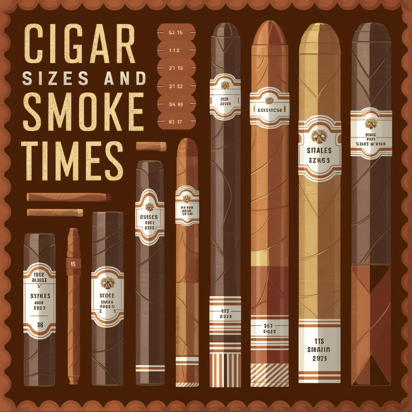 Cigar Sizes And Smoke Times For Each Size Of Cigar - Cigars N Cigars