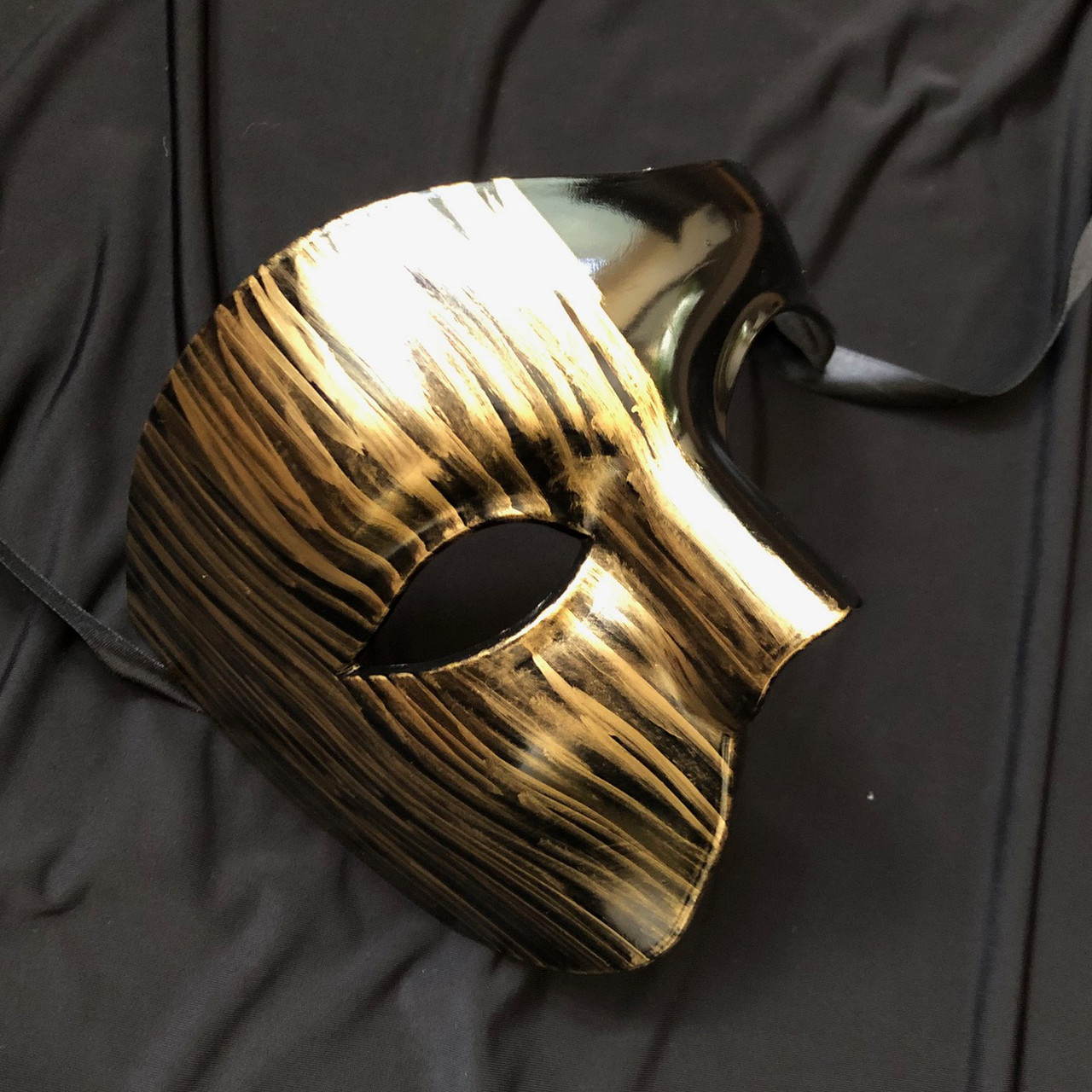 Men's Phantom Mask Gold Masquerade Mask