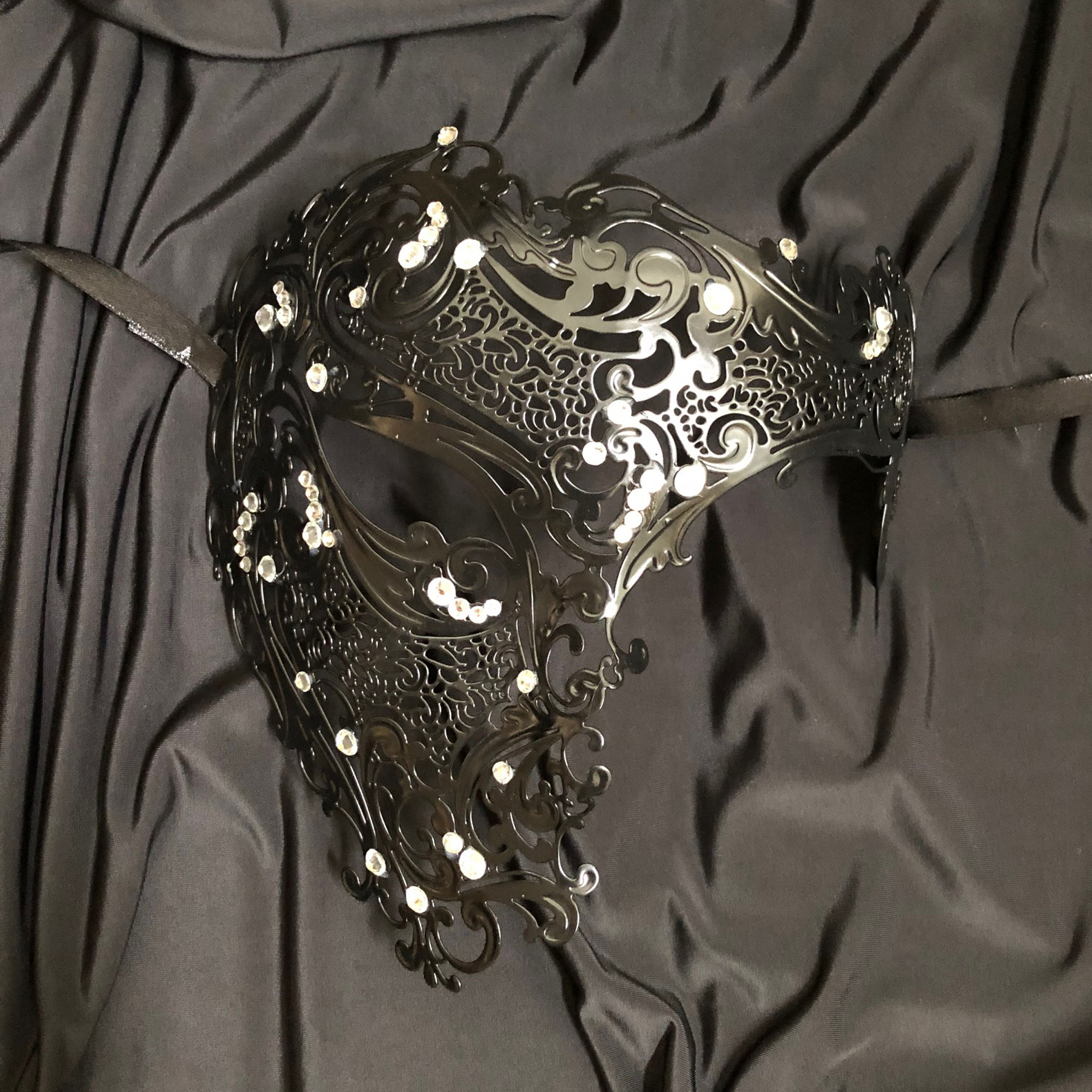 Phantom Masquerade Mask Black
