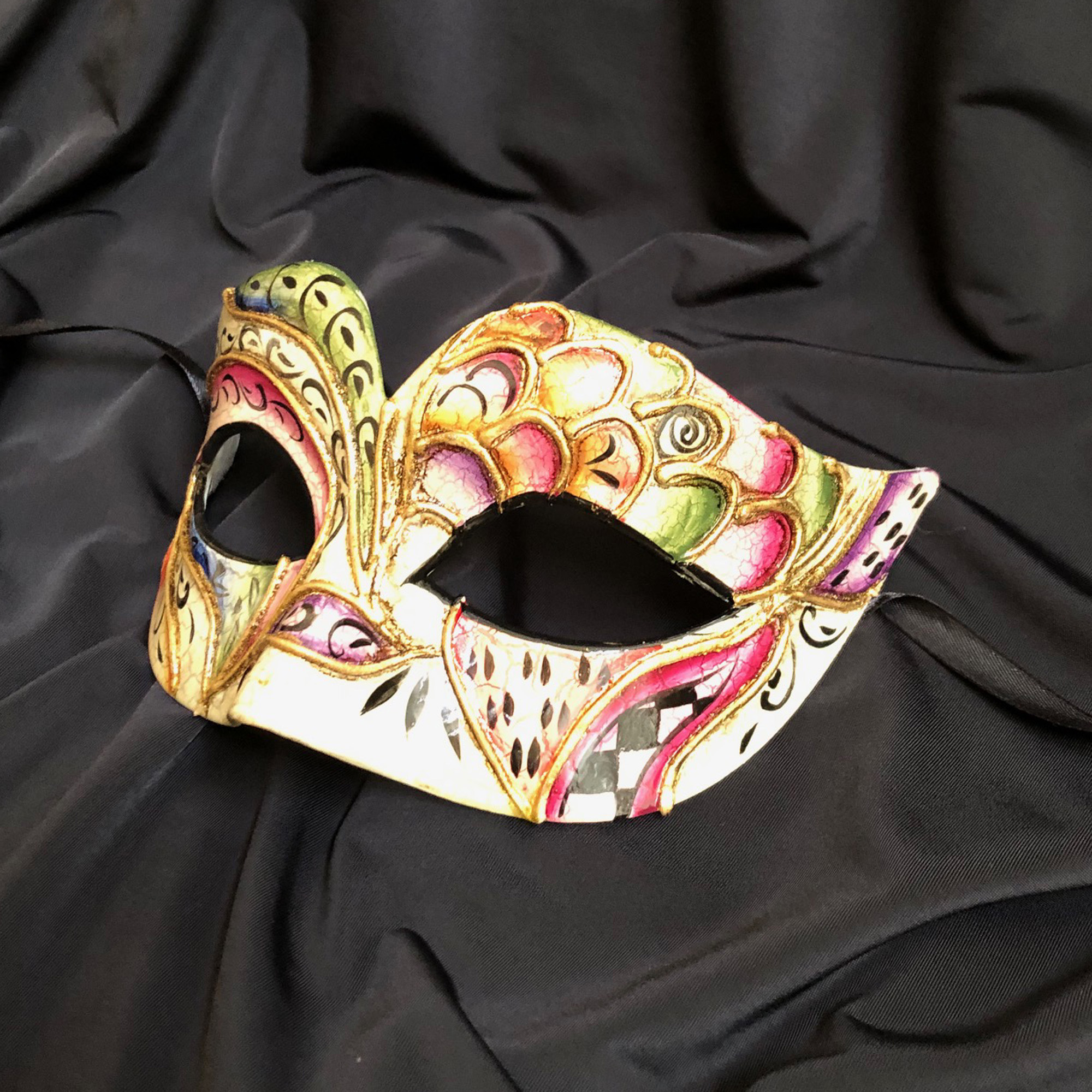 Multi Color Abstract Masquerade Masks