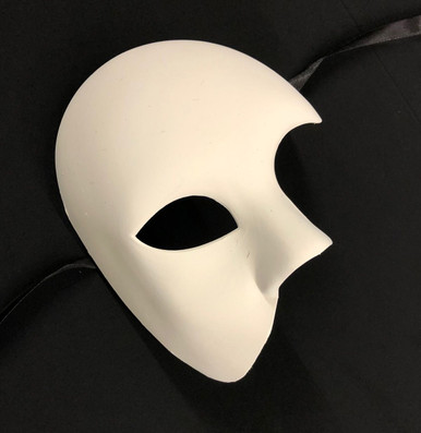 Paint your own Venetian mask unpainted mask