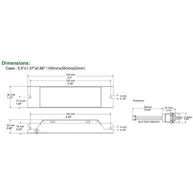 WSD-EMPK04E27-4W | LED Emergency Backup Battery Driver