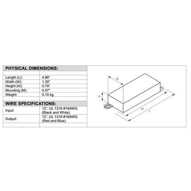 Keystone KTLD-14-1-500-FDIM-AF1 | LED Driver