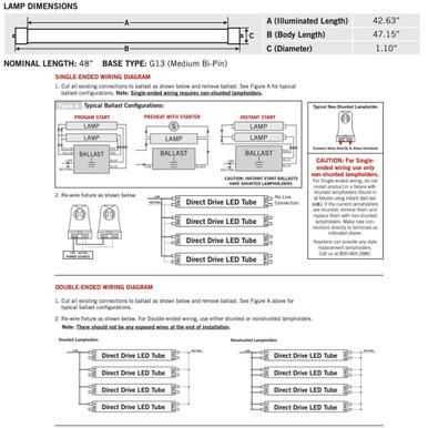 Keystone KT-LED15T8-48GC-830-DX2 | LED Tube