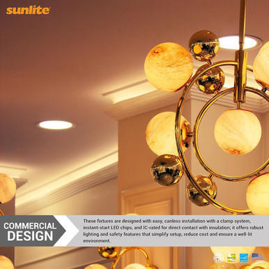 Sunlite 87810-SU | Round Downlight Fixture