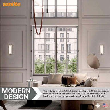 Sunlite 81034-SU | Wall Sconce Light