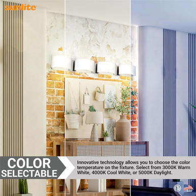 Sunlite 82114-SU | Brushed Light Fixture