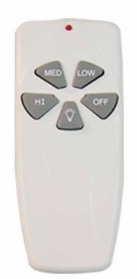 Volume 0934 | Ceiling Fan White Hand Remote Control Fixture