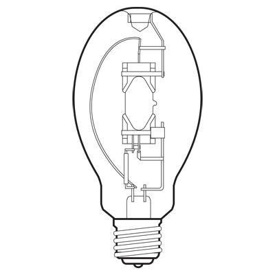 GE 78665 MVR250/U/PA 250W Metal Halide