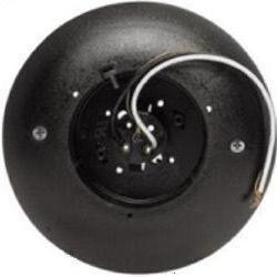 Black Plastic Lamp Post Top Globe Cover Holder with Medium Base