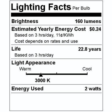 NaturaLED LED2JC/16L/G4/830 | LED JC Light Bulb