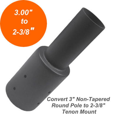 3" Light Pole to 2-3/8" Tenon Reducer Adapter - iLighting.com