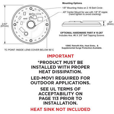 L08-AC120R-W | EOS LED Light Engine 3000K