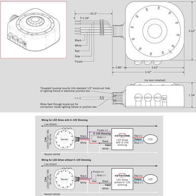 Keystone KTS-PIR2-UV-KO | Motion Sensor