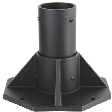Heavy Duty 3" Light Pole Surface Concrete Mount Base
