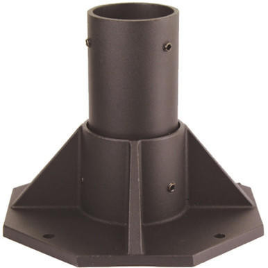 Heavy Duty 3" Light Pole Surface Concrete Mount Base