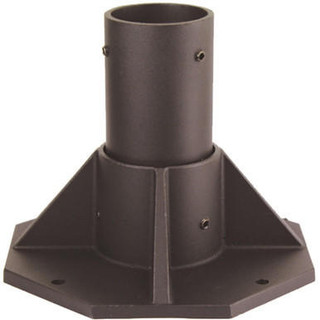 Heavy Duty 3" Light Pole Surface Concrete Mount Base