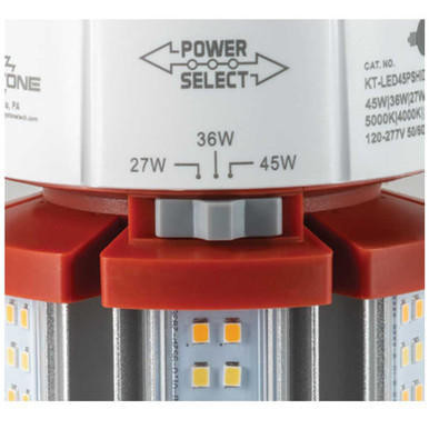 Keystone KT-LED36PSHID-EX39-8CSB-D Power/CCT Selectable Lamp ...