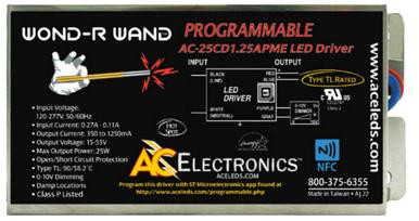 Ace AC25CD1.25APBME | Bottom Mount LED Driver