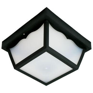Incon Lighting | Black Square Flush-Mount Ceiling Fixture