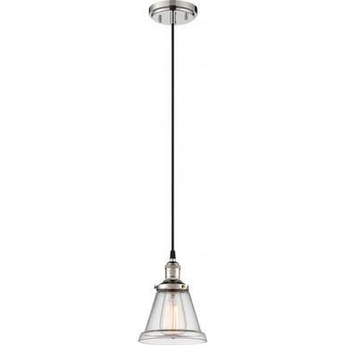 Satco 60-5402 | Polished Nickel Ceiling Mount Fixture
