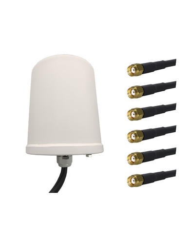 MBK6W | 6 Lead Antenna | 6 x WiFi | RPSMA Male