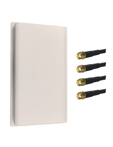 MDP44W | 4 Lead Panel Antenna | 4 x WiFi | RPSMA Male