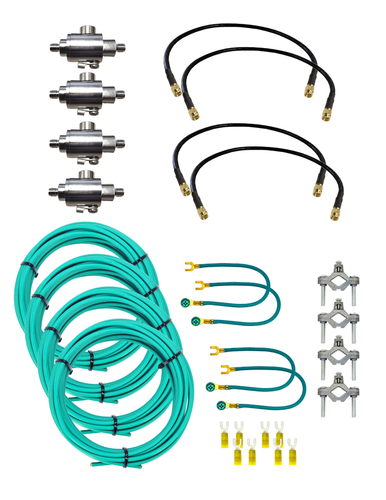 4 x Antenna Surge Protector Kit | SMA Type | SMA Male Cable