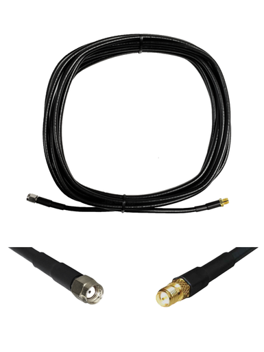 AGA195 | 15ft | Coax Cable | RPSMA Male to RPSMA Female