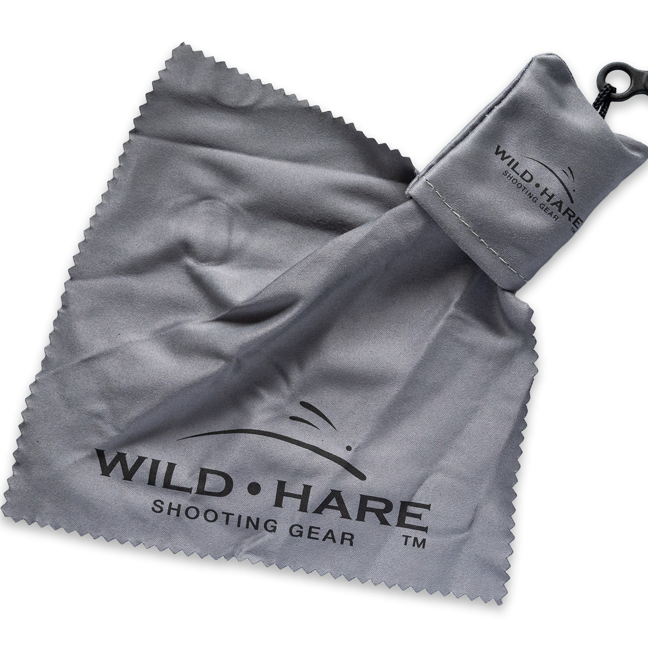 Wild Hare Keychain Glasses Cleaning Cloth