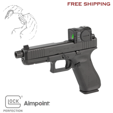 EXCLUSIVE Glock G17 Gen5 9mm 17+1 w/ Aimpoint Acro P-2, Threaded Barrel ...