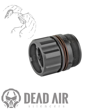 Dead Air Key-Mo Adapter Black Adapter for HUB Socket Silencers(1 3/8-24)"